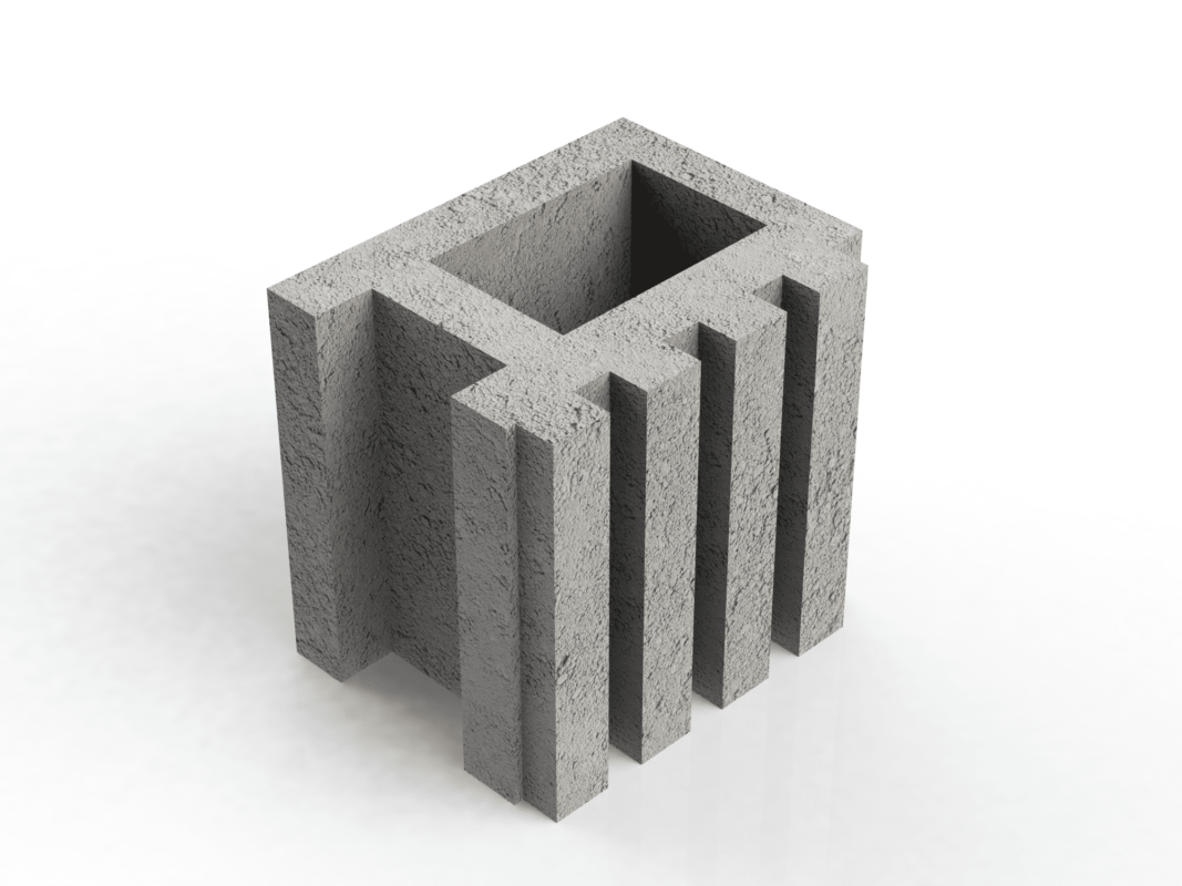 Bloque Calado tipo persiana - Postec SA